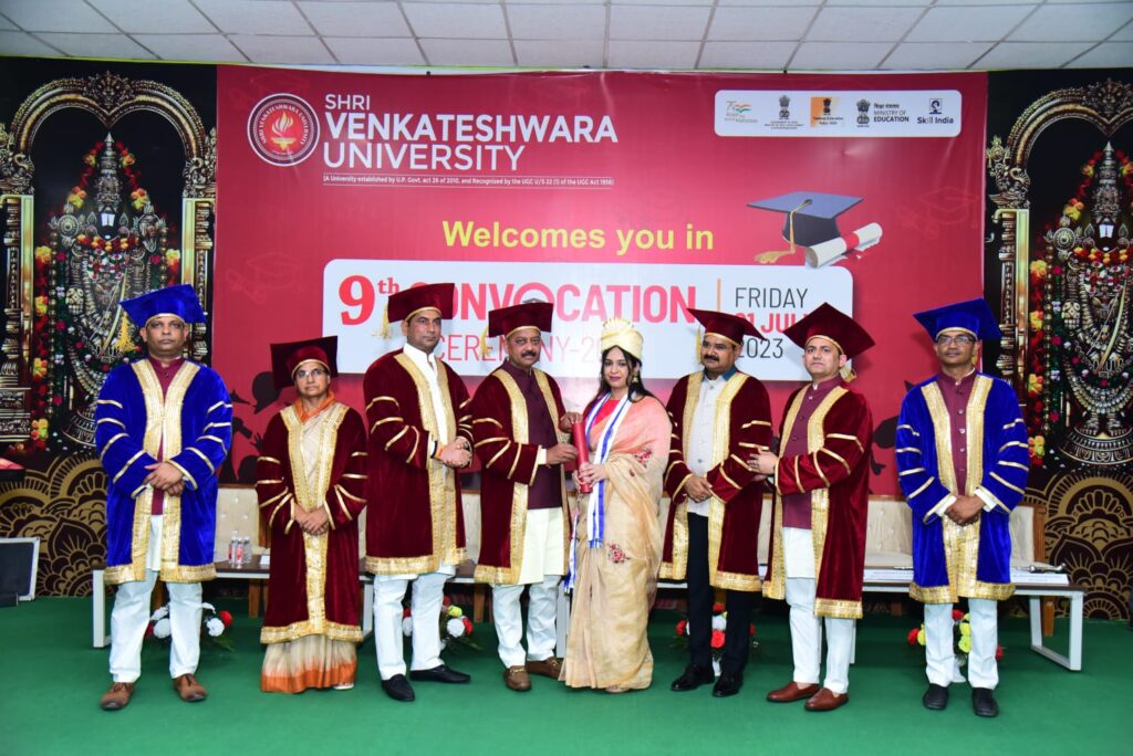 Shri Venkateshwara University's 9th Convocation Ceremony For MBBS and ...