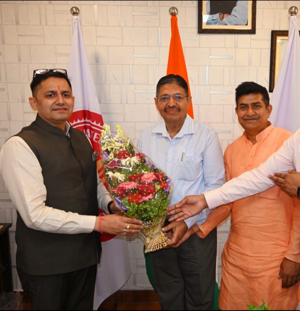 Prof. Pradeep Joshi visited the University - Venkateshwara Group of ...